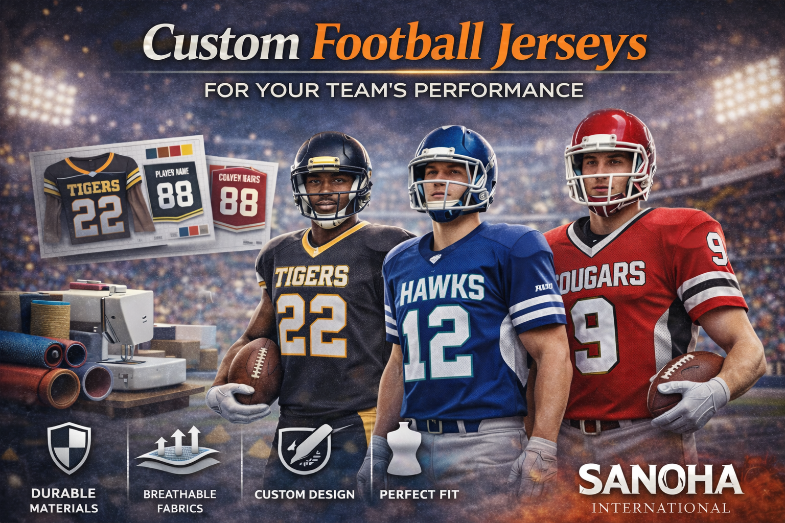 Custom Football Jerseys for Your Team’s Performance